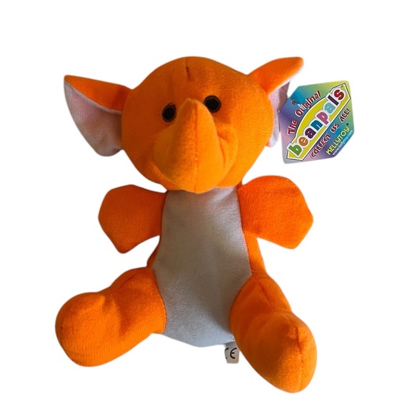 Kellytoy | Toys | Nwt Kellytoy Beanpal Orange Elephant Stuffed Animal ...